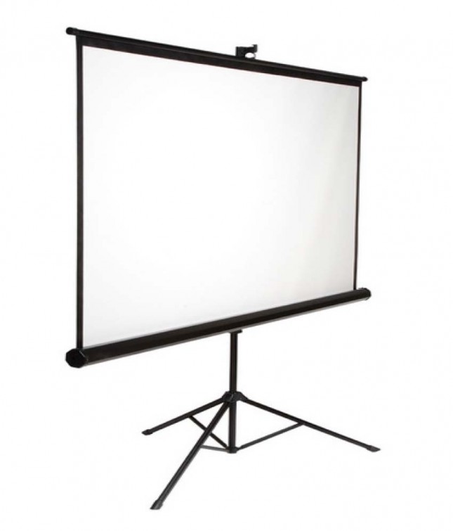Projector Screen (Black) 2.4m x 2.4m | Harrisons HireMaster Wanganui